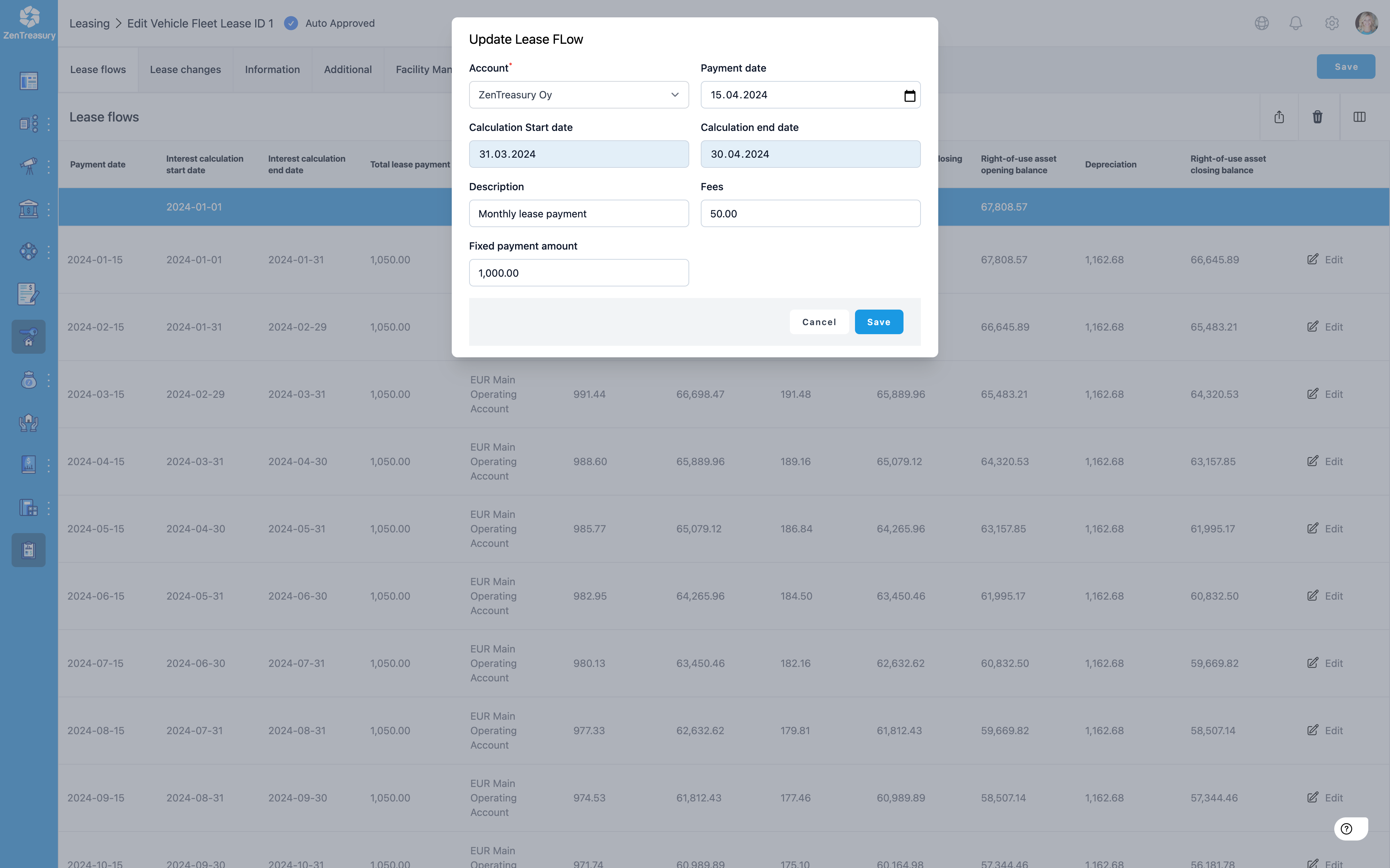 Flexible Manual Lease Adjustments